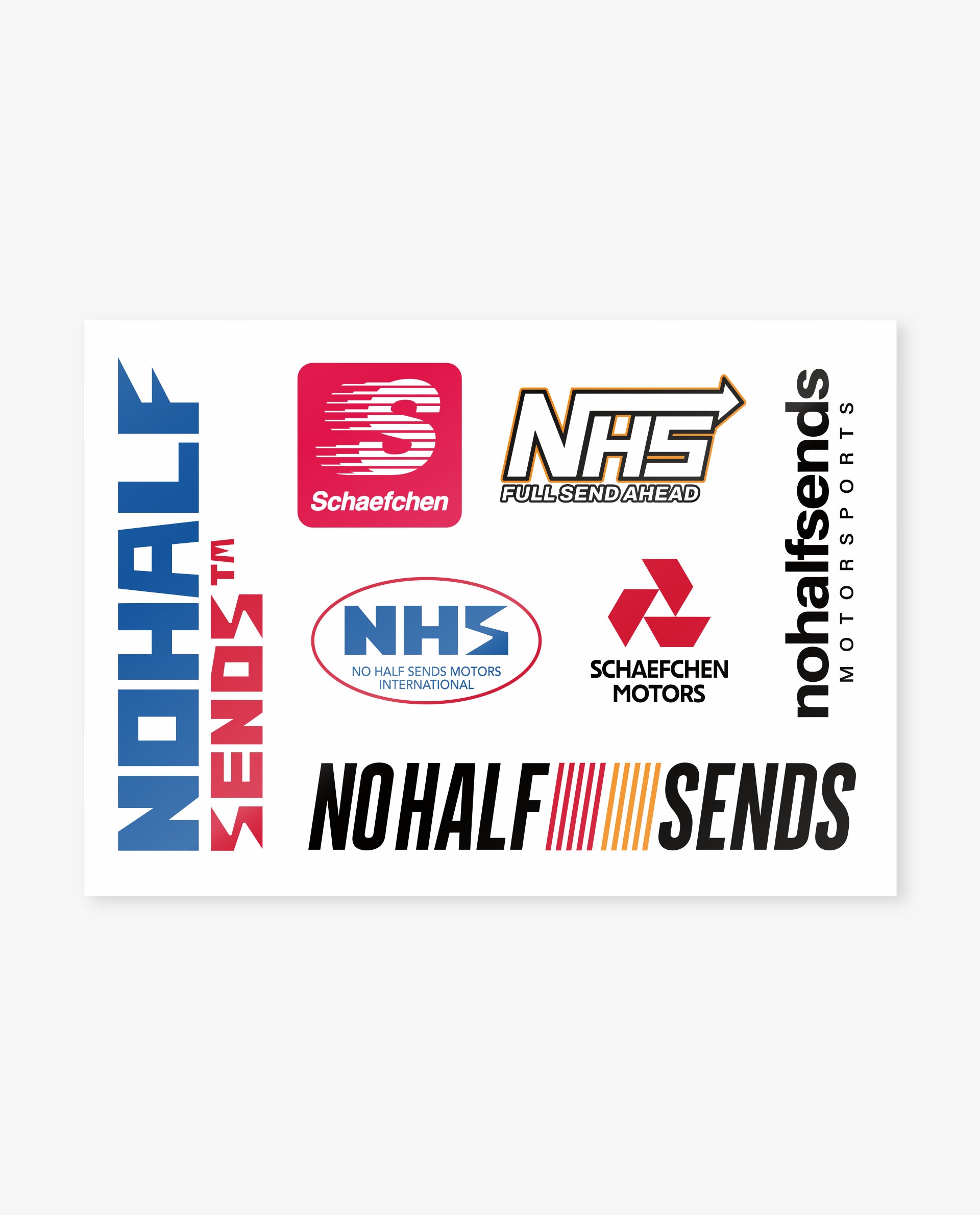 NHS FLAT OUT STICKER – NoHalfSends